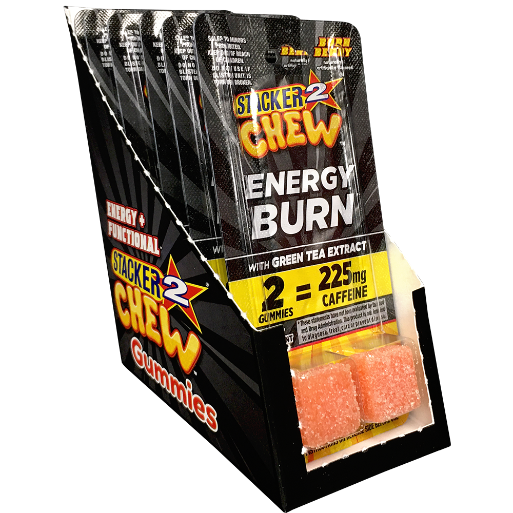 Stacker2 Chew Gummies: Diet & Energy
