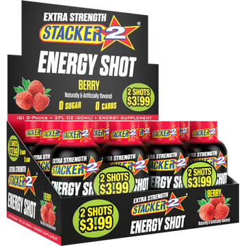 STACKER 2 | Energy Booster Supplements, Shots, Pills, Gummies | Stacker2