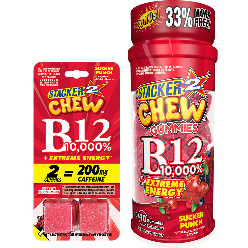 STACKER 2 | Energy Booster Supplements, Shots, Pills, Gummies | Stacker2