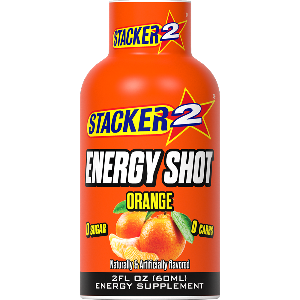 Stacker2 Energy Shots (12pk - 2 oz Bottles)
